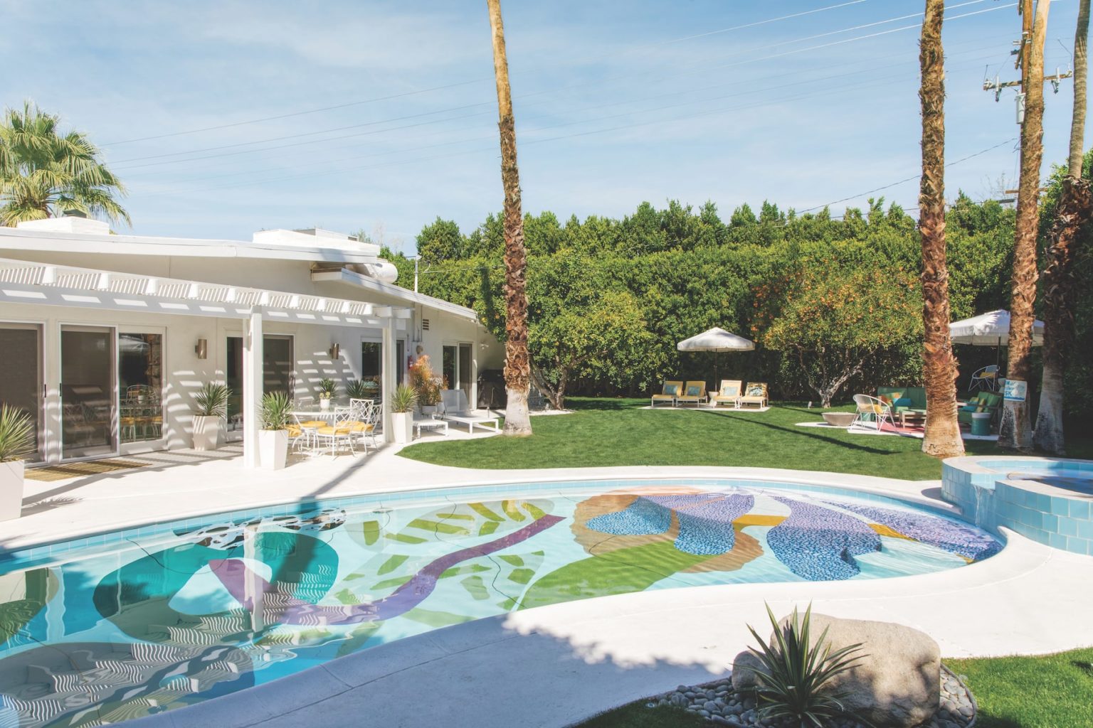 Artist Alex Proba's Colorful Pool Murals are a Sight to Behold