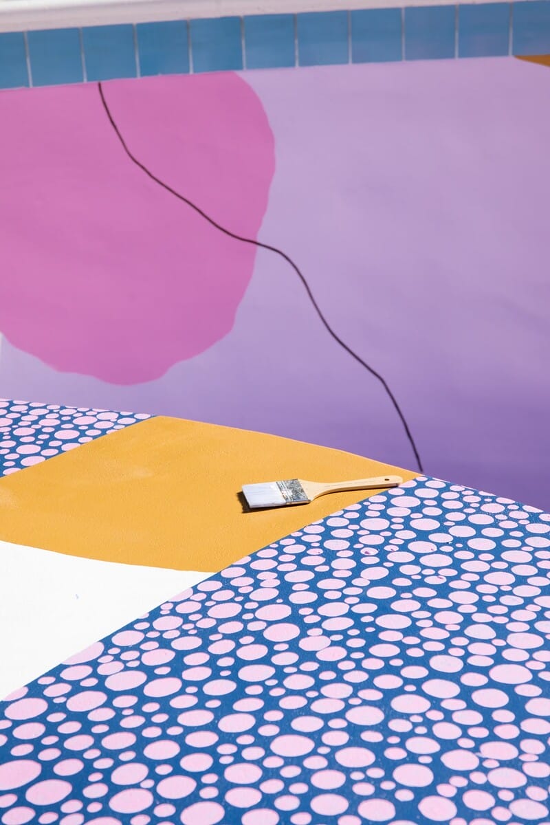 Artist Alex Proba's Colorful Pool Murals are a Sight to Behold