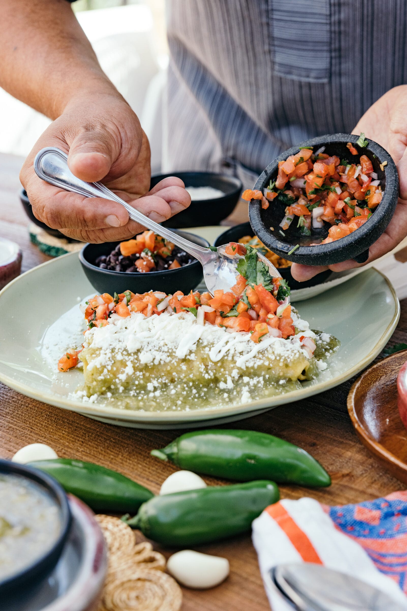 How to Make SOL Mexican Cocina’s Decadent Goat Cheese Enchiladas
