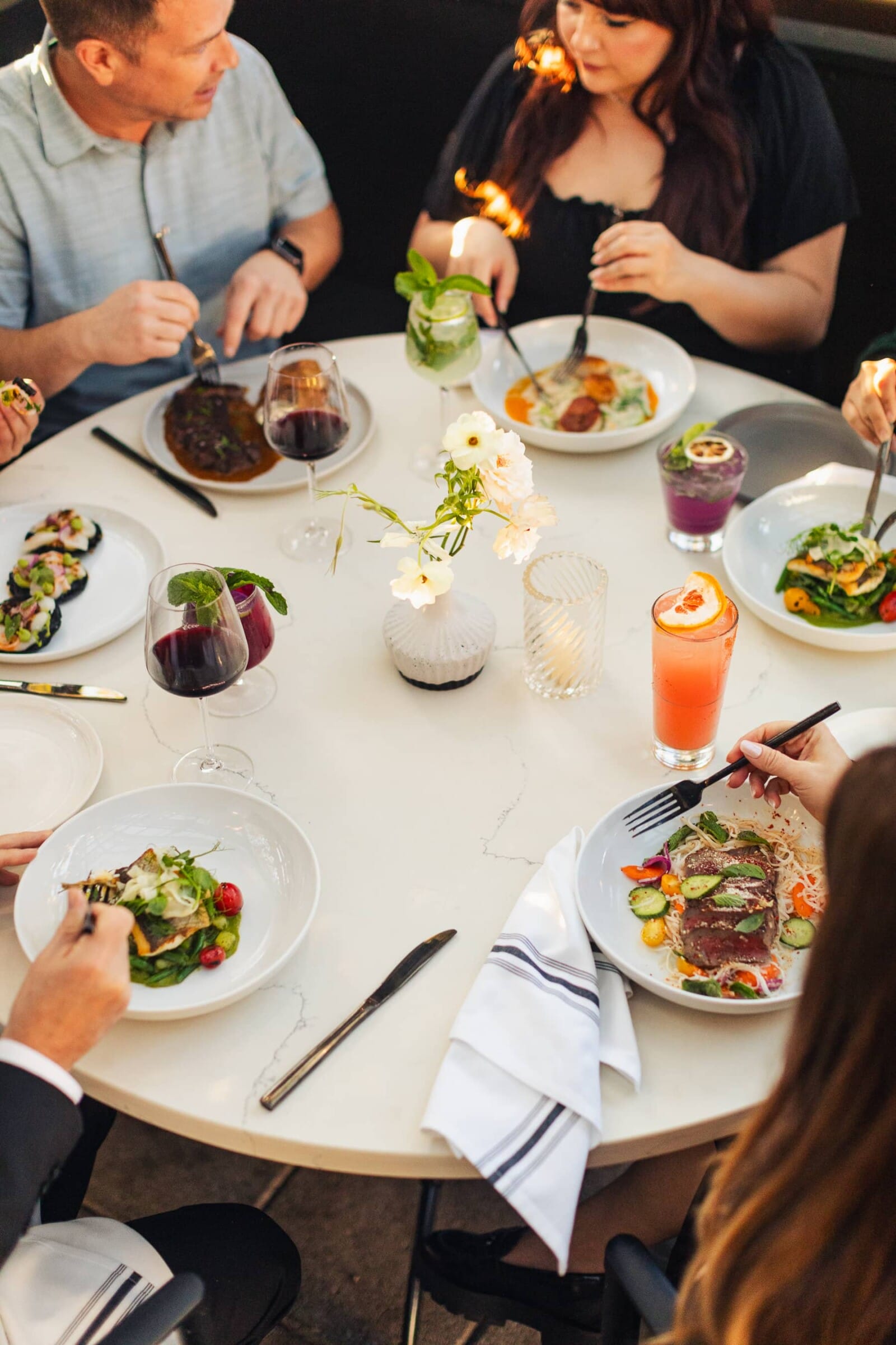 Benchmark Restaurant in Downtown Santa Ana