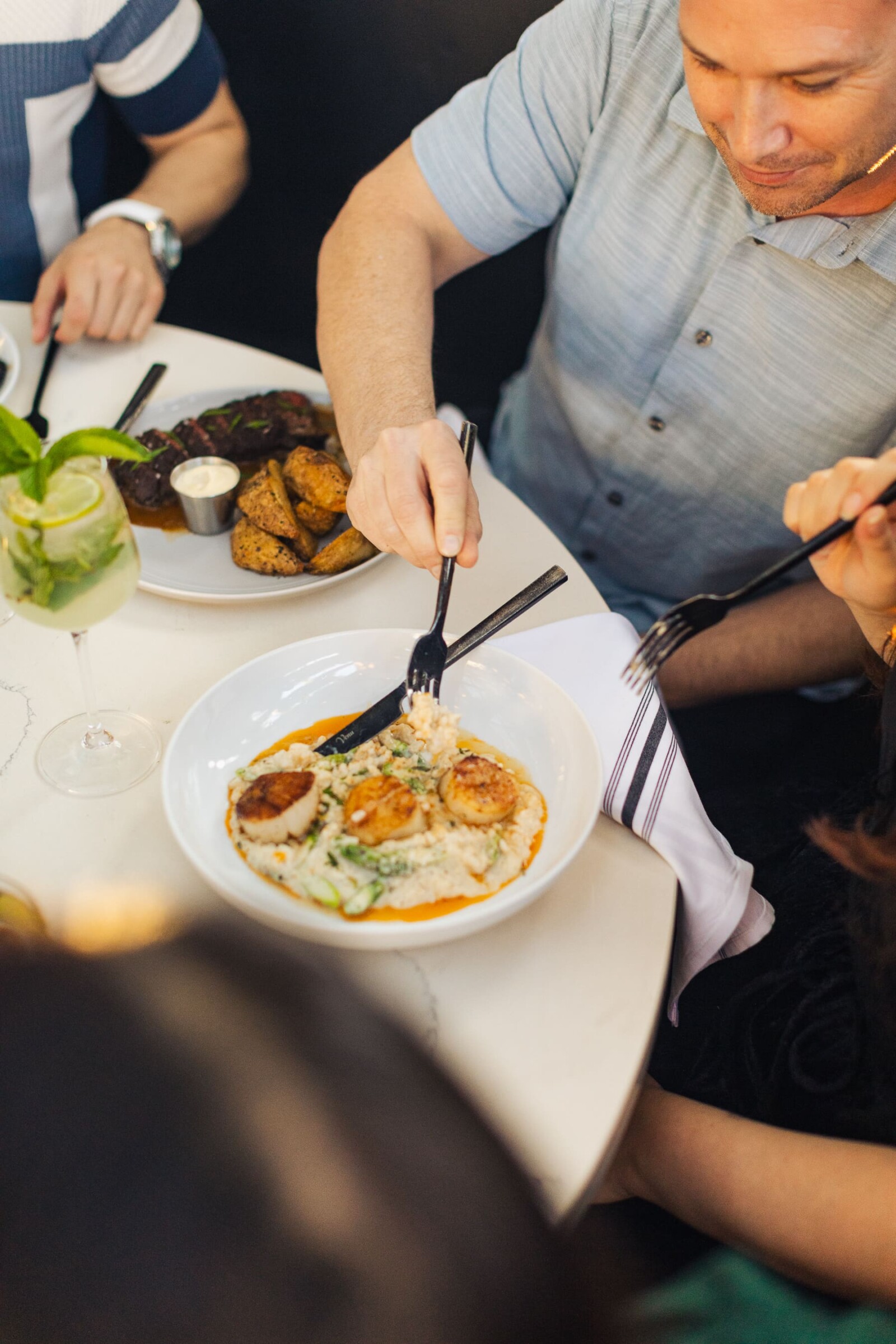 Benchmark Restaurant in Downtown Santa Ana