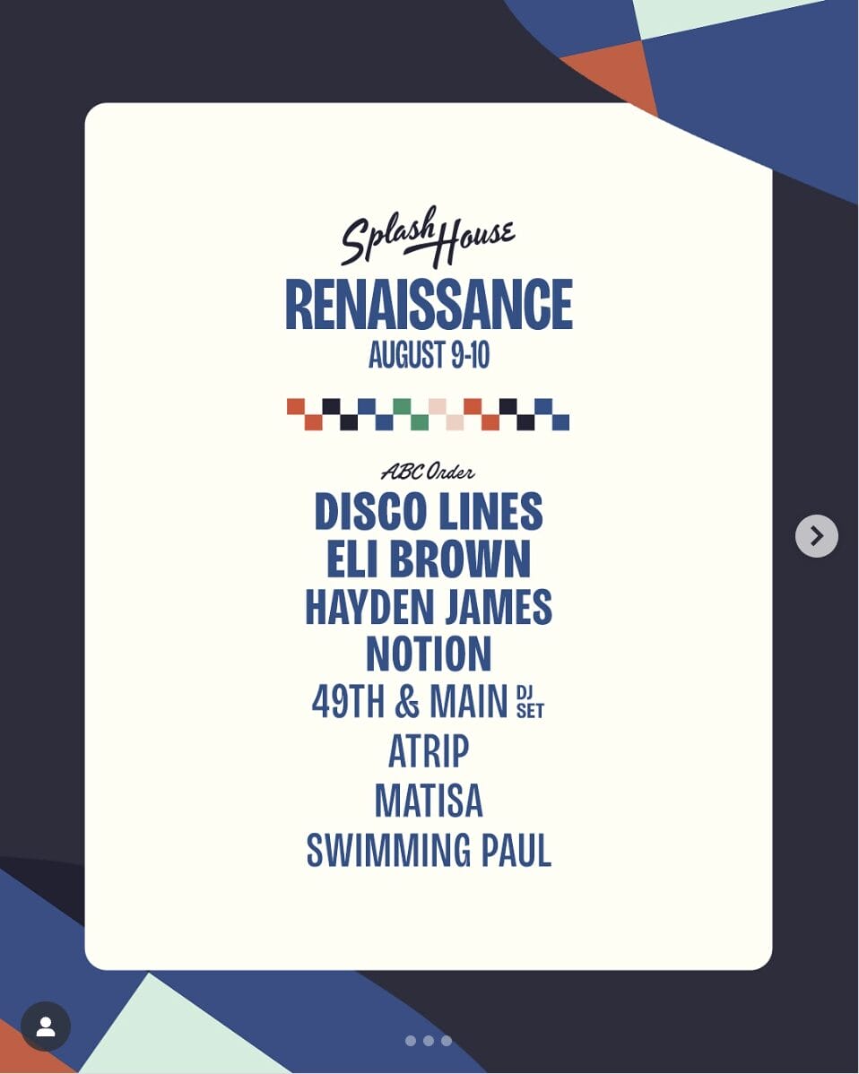 Splash House Renaissance · Locale Magazine
